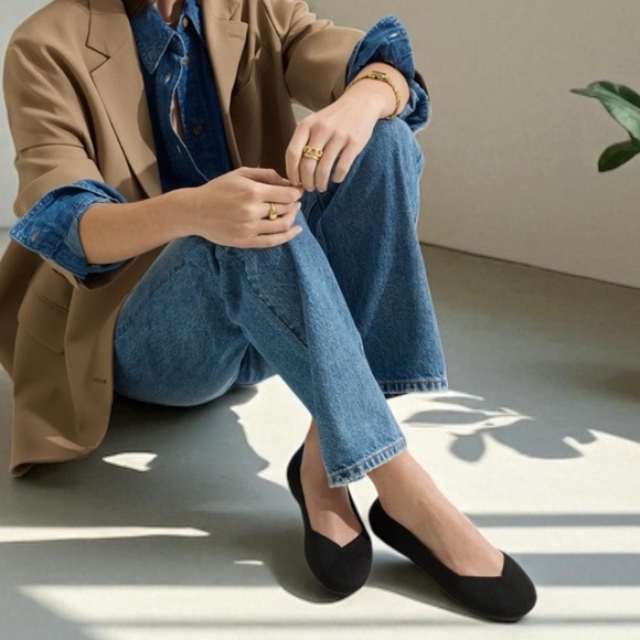 Rothy's | Shoes | Rothys The Flat Classic Flats In Black 75 | Poshmark